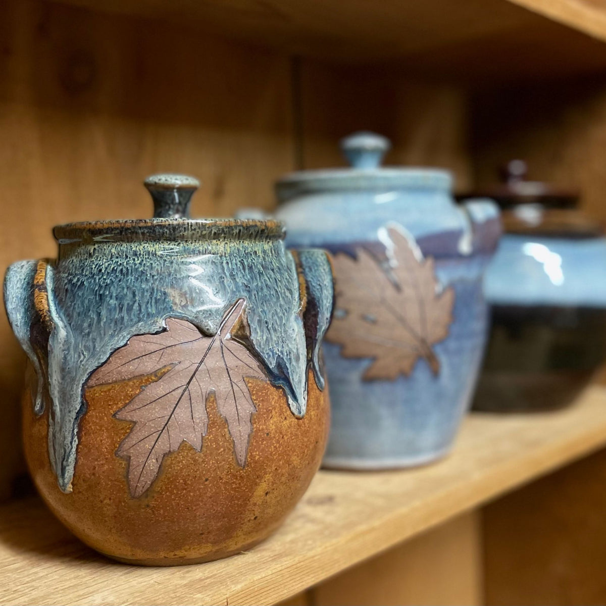 Lidded Pots - Alewine Pottery