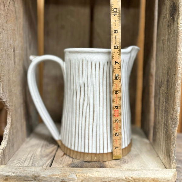 Appalachian Collection Large Pitcher {Birch Bark} - Alewine Pottery