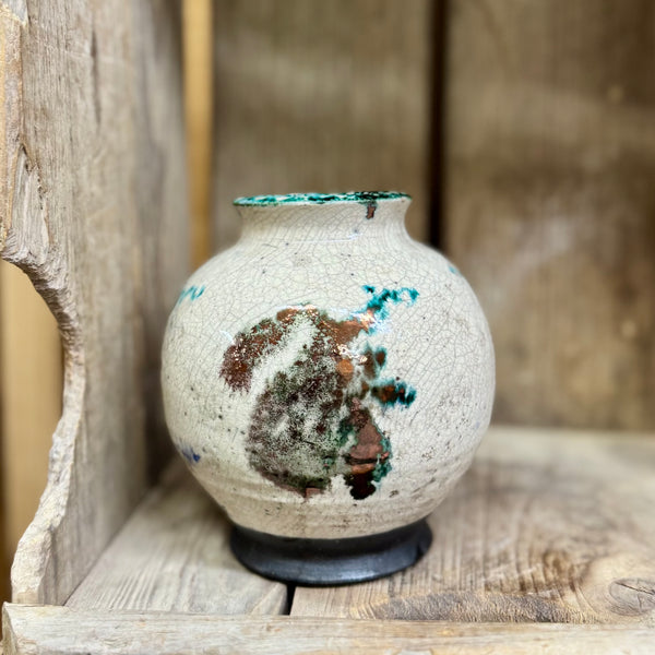 Robert Signature Raku #23 - Alewine Pottery