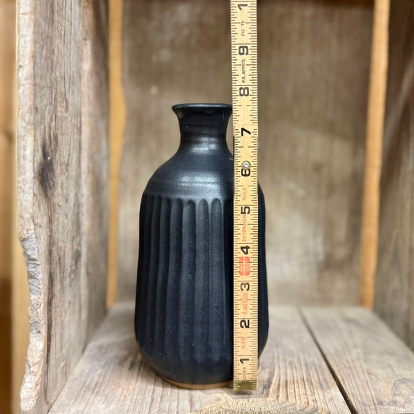 Appalachian Collection Bottle Vase {Slate Lined} - Alewine Pottery