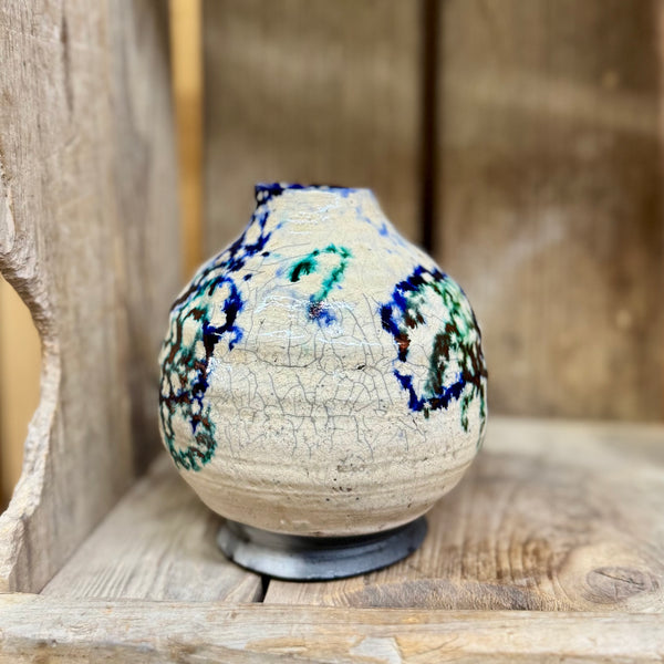 Robert Signature Raku #5 - Alewine Pottery